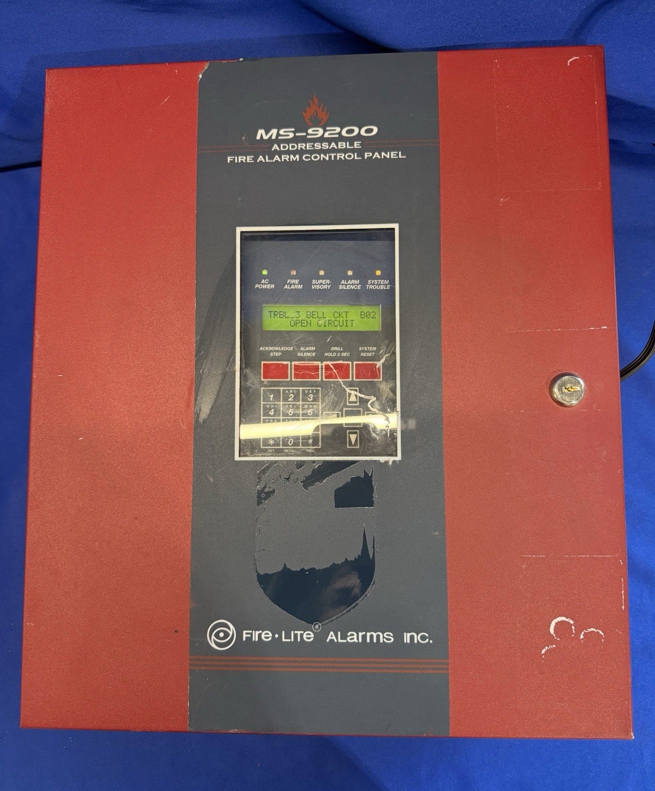 Fire-Lite MS-9200 Alarm Panel Fire Alarm Control Panel No Key - Powers ...