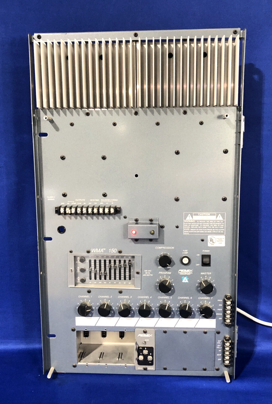 Peavey / Simplex 5100 Series WMA 150 Wall Mounted 8 Channel Mixer Powe ...