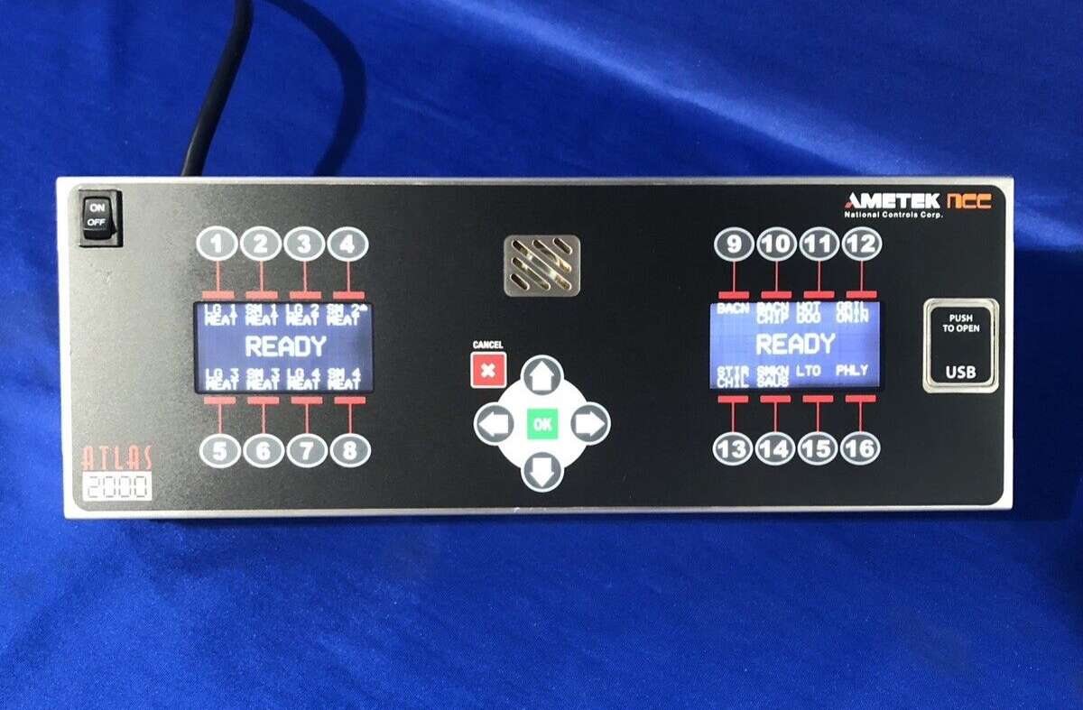 Ametek/NCC - Atlas 2000 - 16 Channel Multi-Product Restaurant Timer TN ...